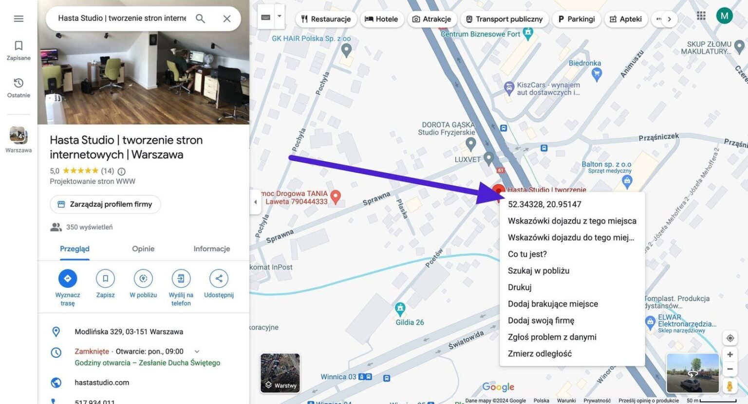 Jak sprawdzić współrzędne geograficzne w Google Maps | Koordynaty w ...